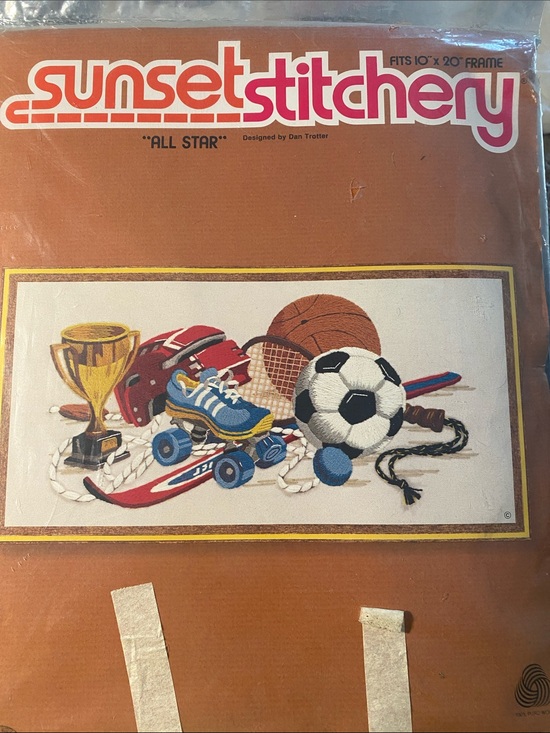 Sunset Stitchery | Art | Vintage Sunset Stitchery All Star Sports ...